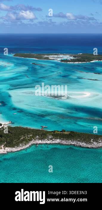 Exuma Skyline At Exuma In Black Point Bahamas. Caribbean Beach ...
