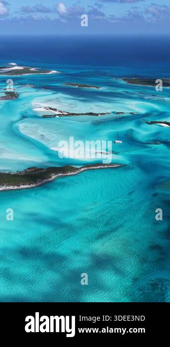 Exuma Skyline At Exuma In Black Point Bahamas. Seascape Skyline. Shades ...