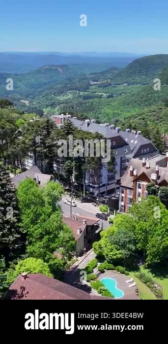 Gramado Skyline At Gramado In Rio Grande Do Sul Brazil. Metropolis ...