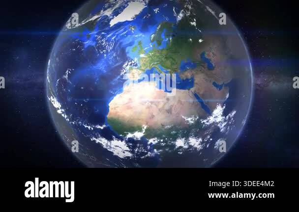 Earth map zoom to Berlin city in Germany Stock Video Footage - Alamy
