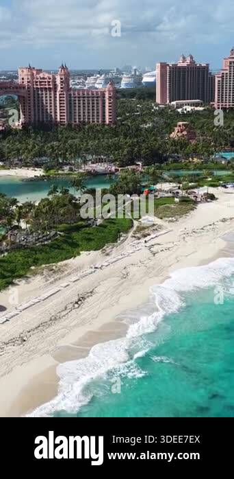 Bahamas Skyline In Nassau In New Providence Bahamas. Resort Landscape ...