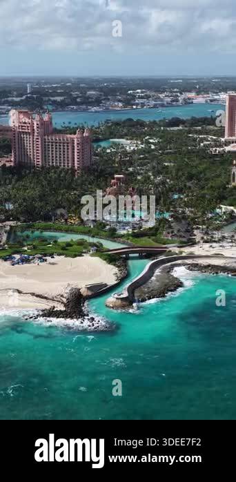 Bahamas Skyline In Nassau In New Providence Bahamas. Resort Landscape ...