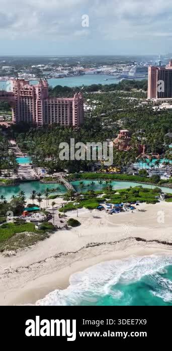 Bahamas Skyline In Paradise Island In Nassau Bahamas. Resort Landscape ...