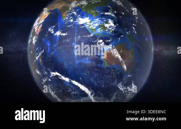 Earth map zoom to Sydney city in Australia Stock Video Footage - Alamy