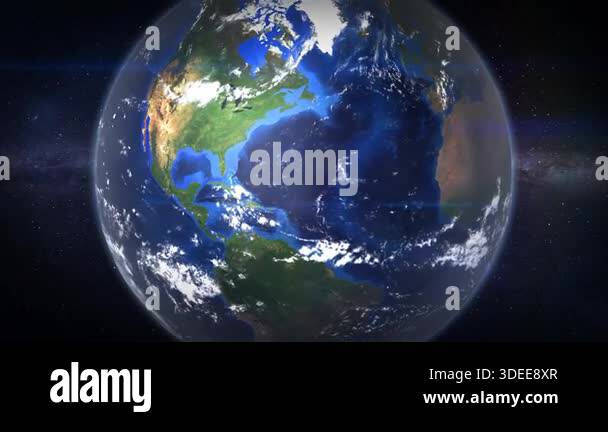 View of Toronto city location on Earth map from space Stock Video ...