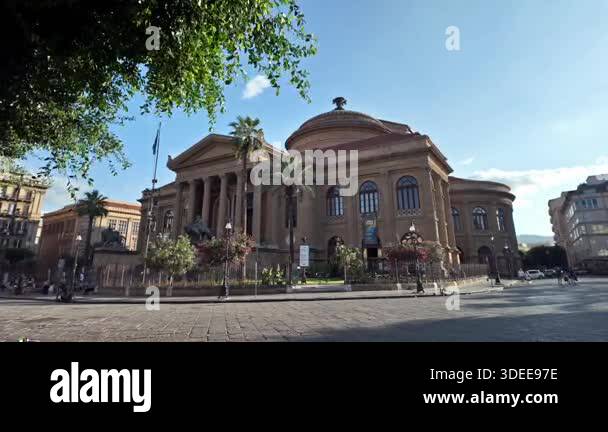 The Teatro Massimo in Palermo is the largest opera house in Italy and ...