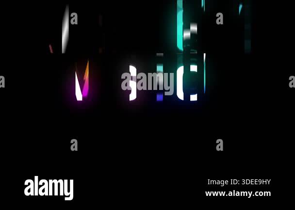 Concept Word Wisdom Reveal with Displacement Effect RGP Kinetic ...