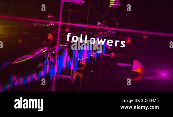 Social media diagrams charts and graphs fast seamless loopable analysis ...