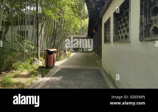 Yangzhou, China - March 8th 2022: scenery inside daming temple. High ...