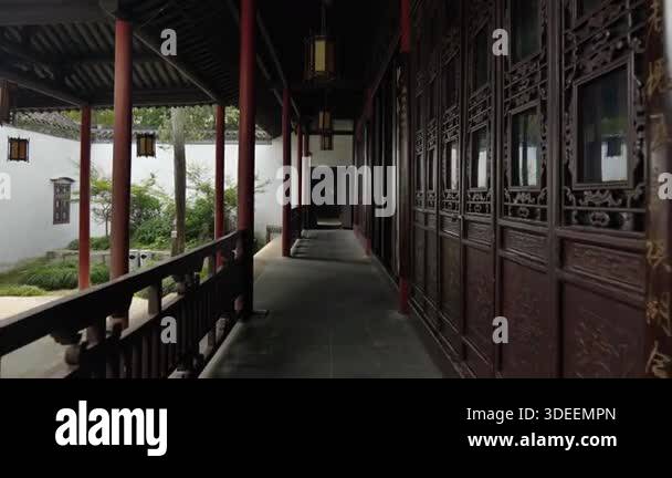 Yangzhou, China - March 8th 2022: scenery inside daming temple. High ...