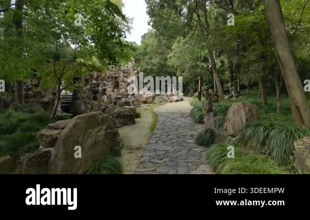 Yangzhou, China - March 8th 2022: scenery inside daming temple. High ...