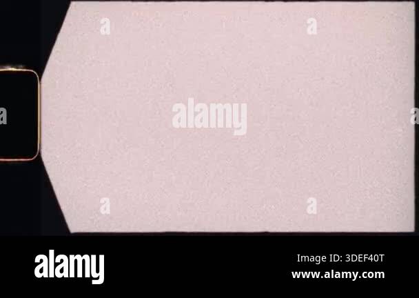 Vintage Retro 8mm Film Overlay with Heavy Dust, Sprocket Flicker ...