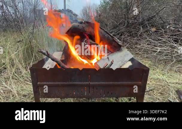Live fire on the grill30 seconds of heat, wood chips and a real ...