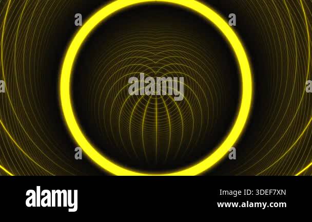 A loop animation concentric rings optical illusion background with ...
