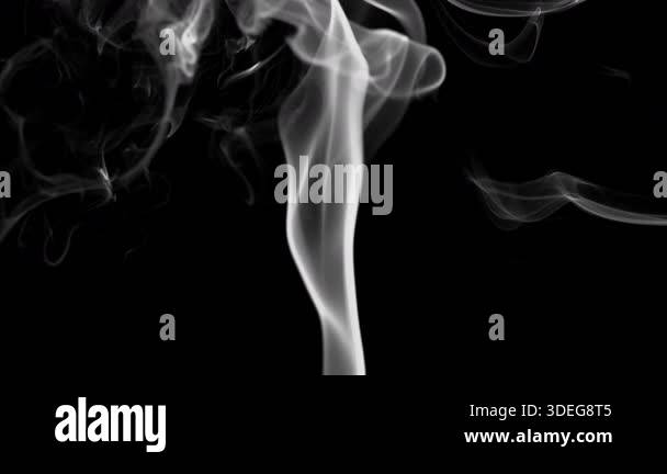 Calm White Smoke Motion for Meditation and Mindfulness Stock Video ...