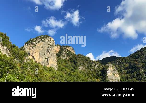 cloud timelapse over mountain nature background Stock Video Footage - Alamy