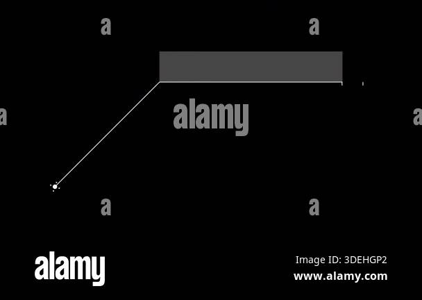 Glitch Callout HUD Animation With Futuristic Design. Alpha Stock Video ...