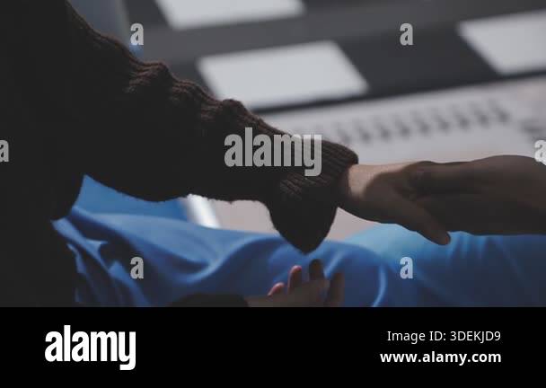 Doctor using a stethoscope checking patient with examining, presenting ...