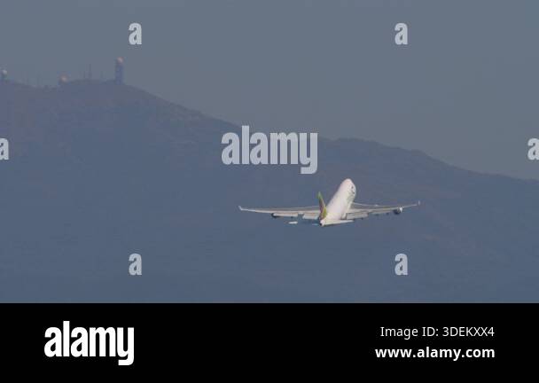 HONG KONG - JANUARY 28, 2025: Boeing 747 of Compass Air Cargo, LZ-CJB ...