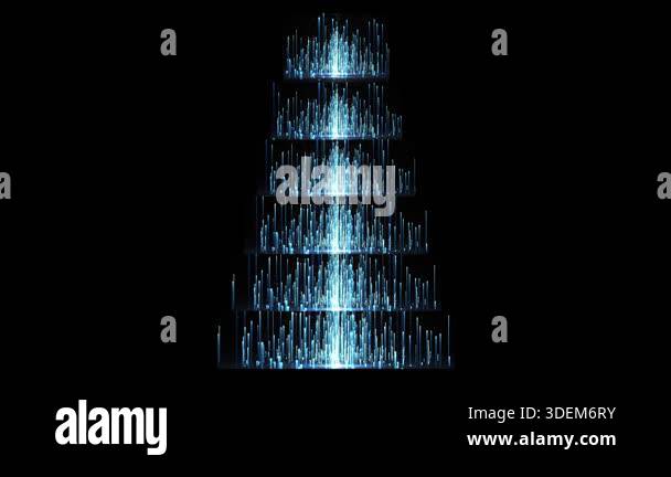 Unique 3D Projection Mapping Show on an Elegant Six-Tier Wedding Cake ...