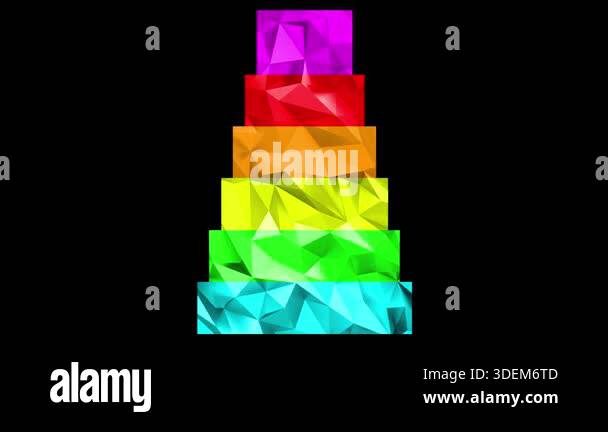 Unique 3D Projection Mapping Show on an Elegant Six-Tier Wedding Cake ...