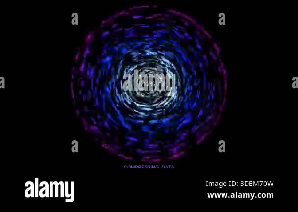 Swirling Vortex Loading Animation Stock Video Footage - Alamy