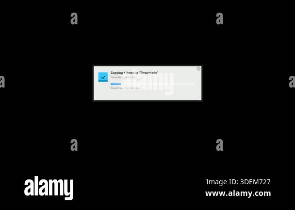 MacOS Style File Copy Dialog Stock Video Footage - Alamy