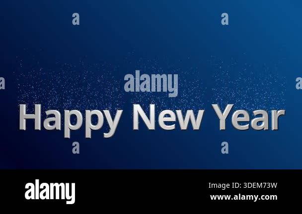 motion picture of Happy New Year as a sign Stock Video Footage - Alamy