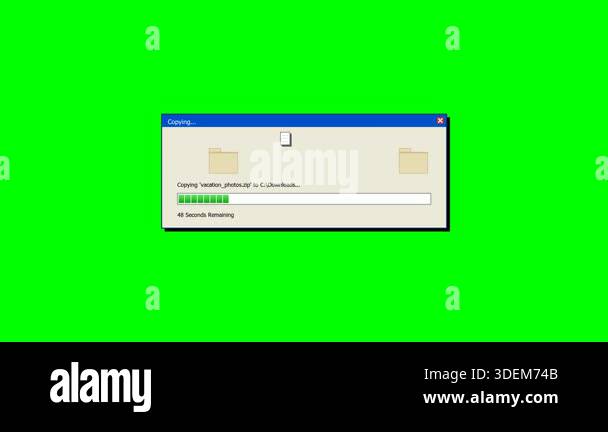 Windows XP Flying Paper Copy Stock Video Footage - Alamy