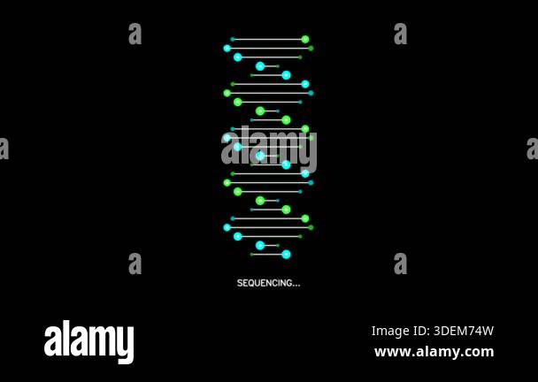 Vertical DNA Double Helix Stock Video Footage - Alamy