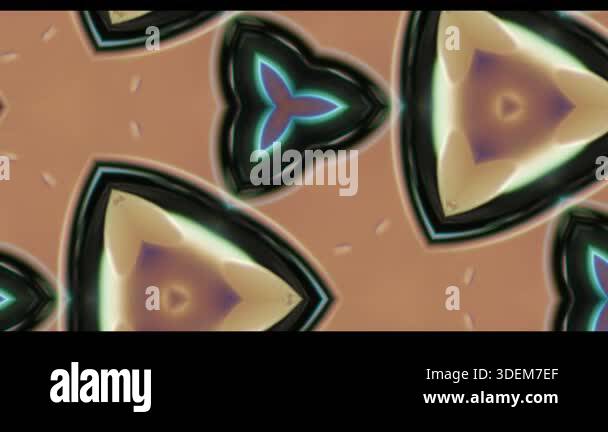 shiny brown cut round natural stones close up Stock Video Footage - Alamy