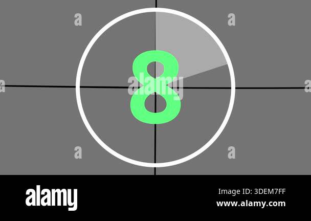 Countdown circle ticks down against a honeycomb background in motion ...