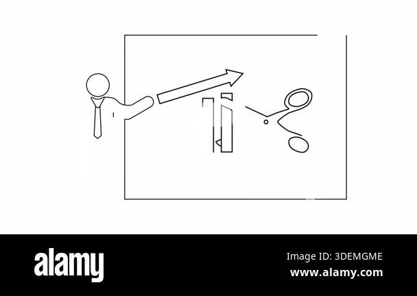 Scissors cutting financial chart Stock Videos & Footage - HD and 4K ...