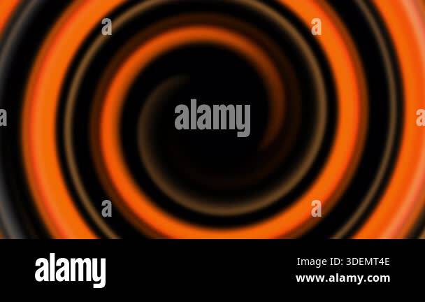Dynamic vortex animation with swirling orange and black gradient lines ...