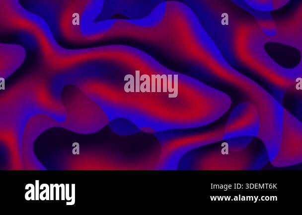 Seamless abstract looping background with dynamic, fluid shapes in deep ...