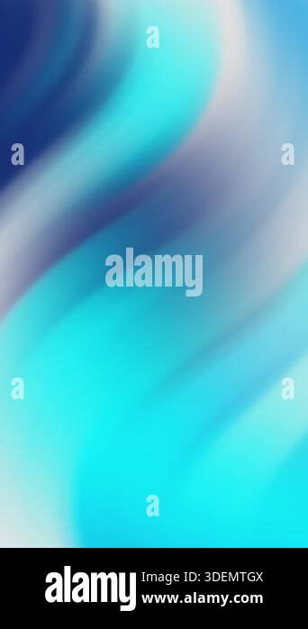 Smooth flowing gradient of cyan and blue colors creating a fluid ...