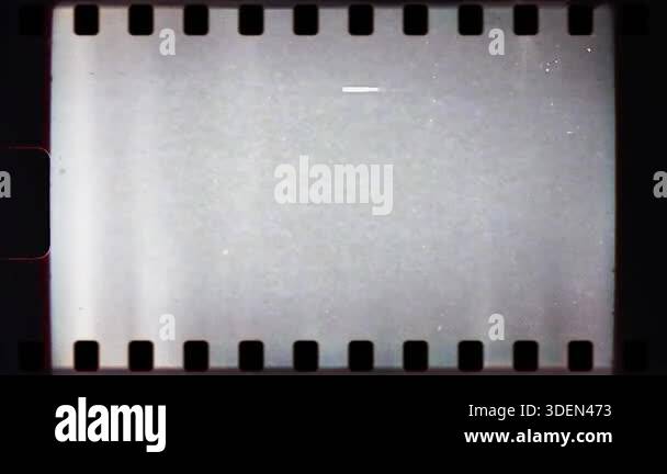 Vintage 35mm Film Frame Overlay with Sprocket Holes and Grain Stock ...