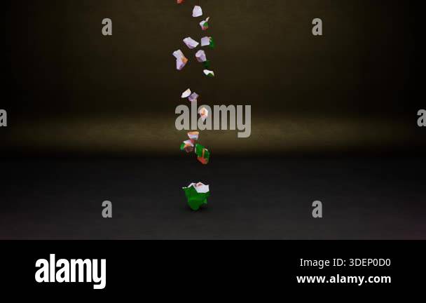 India Map With Flag Animation Stock Video Footage - Alamy