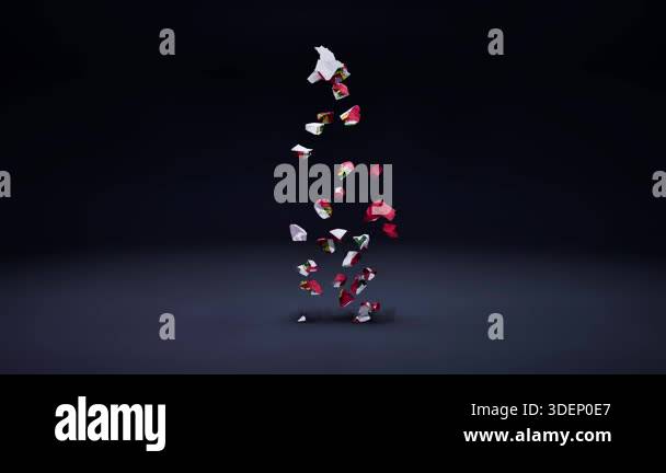 Peru Map With Flag Animation Stock Video Footage - Alamy