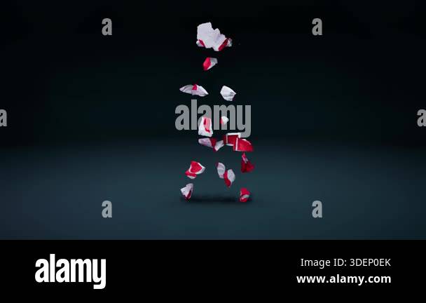 France Map With Flag Animation Stock Video Footage - Alamy