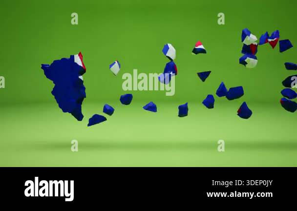 Czech Republic Map With Flag Animation Stock Video Footage - Alamy