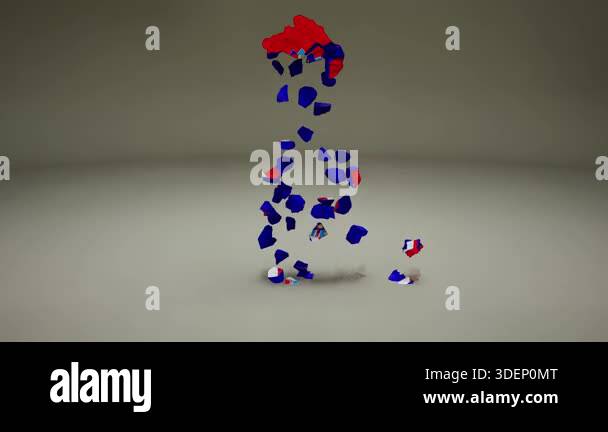 Croatia Map With Flag Animation Stock Video Footage - Alamy