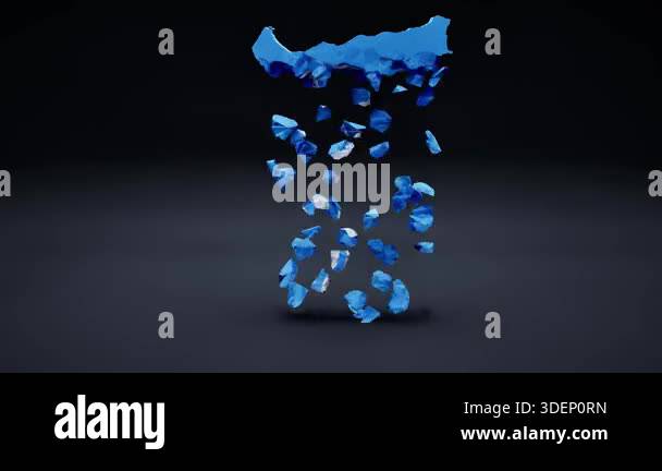 Somalia Map With Flag Animation Stock Video Footage - Alamy