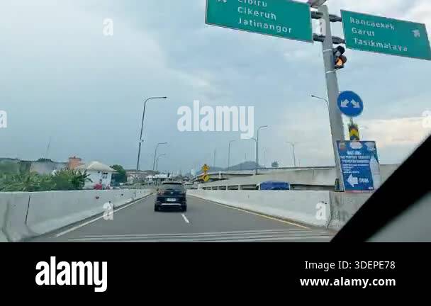 4K footage featuring the crowded city landscape during a clear day with ...
