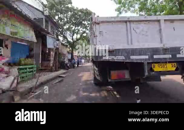 Cinematic 4K timewarp capturing the bustling daytime atmosphere of ...