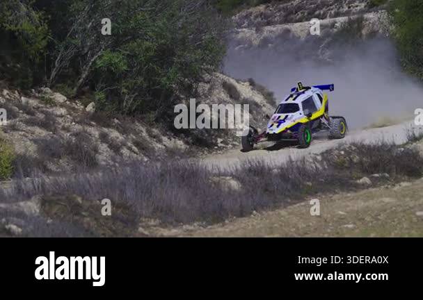 LARNACA, CYPRUS - DECEMBER 14 2025 : Cyprus Rally on in Kornos area ...