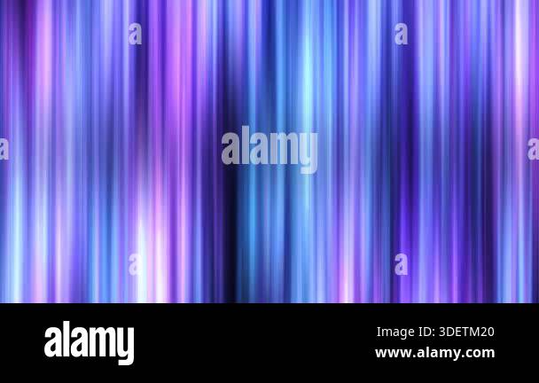 Abstract vertical blue and purple light streaks flow smoothly, creating ...