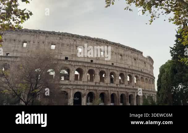 Clean unobstructed view of the Colosseum in Rome Italy highlighting its ...