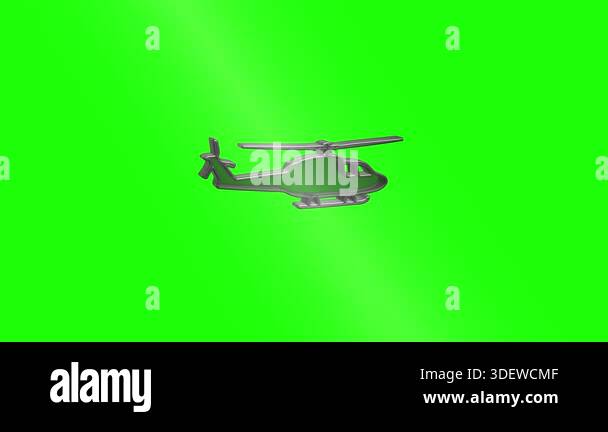 Cgi rendering of a military helicopter in flight, performing various ...