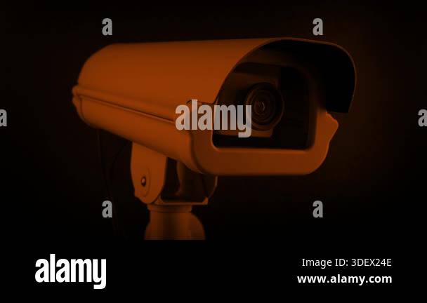 CCTV Camera Recording In Street Light Loop Stock Video Footage - Alamy